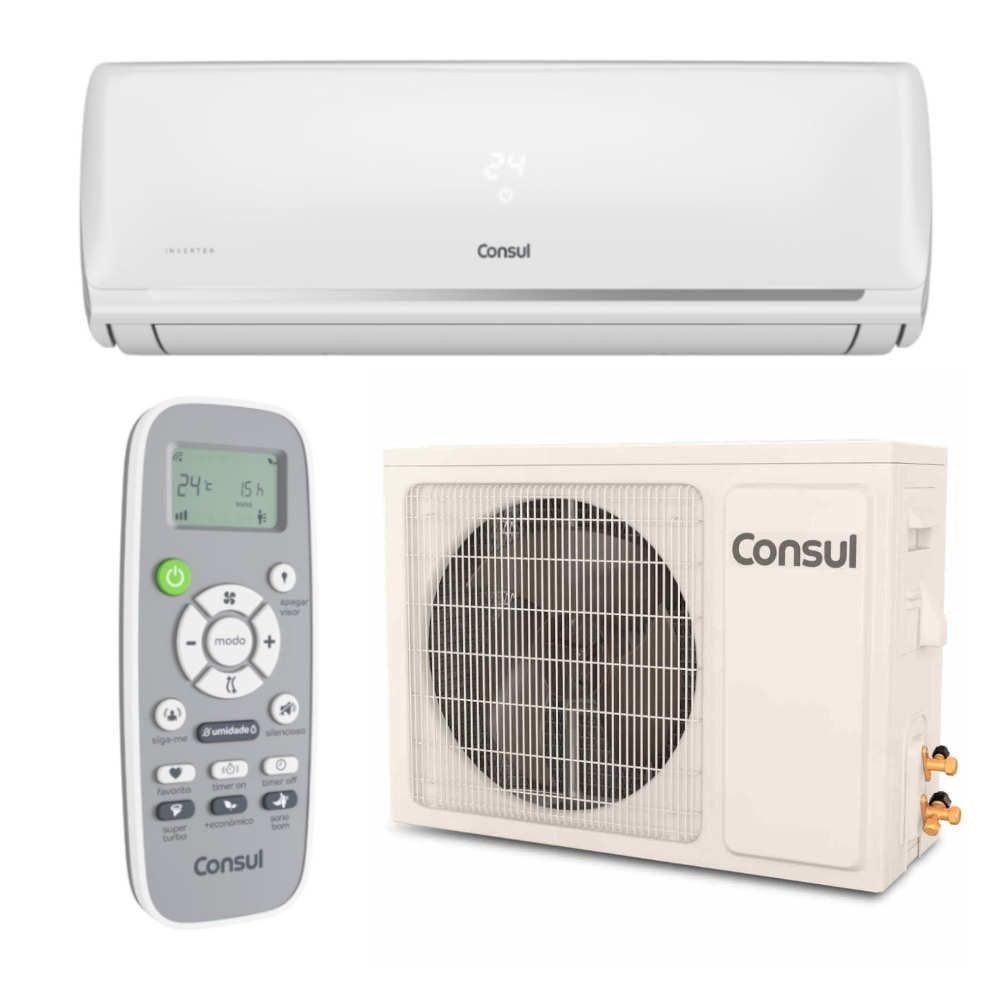 Ar-Condicionado Split Inverter 9000 BTUs Consul Quente/Frio CBM09DBBNA ...