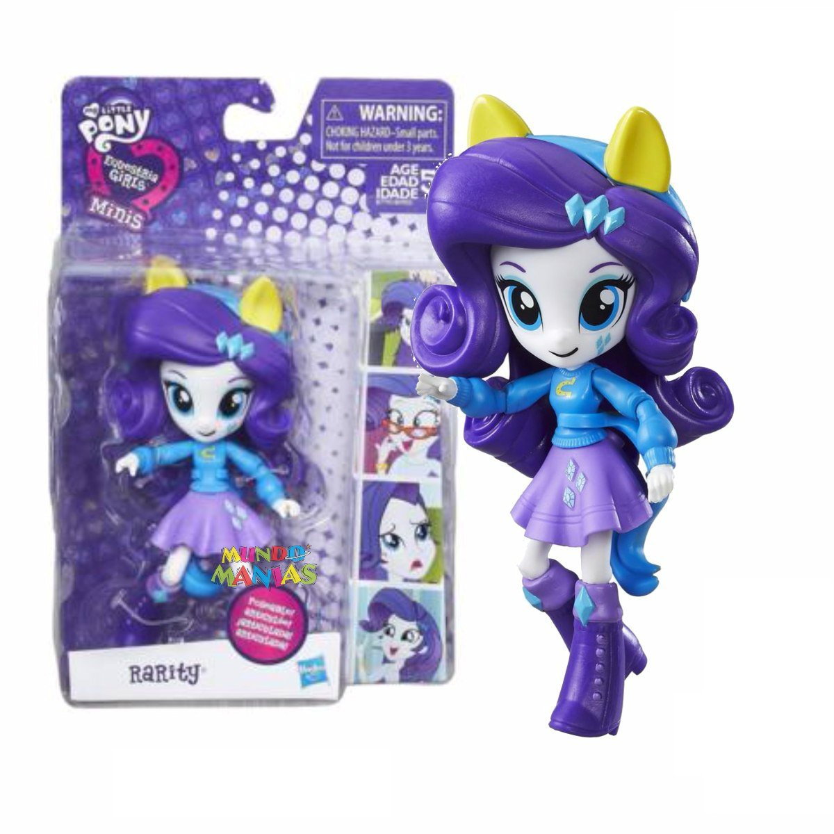 Mini Boneca My Little Pony Equestria Girls Rarity - Hasbro - Colombo