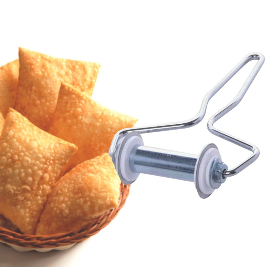 Cortador De Pastel Cilindro Inox Corta Fácil Massa De Pastel