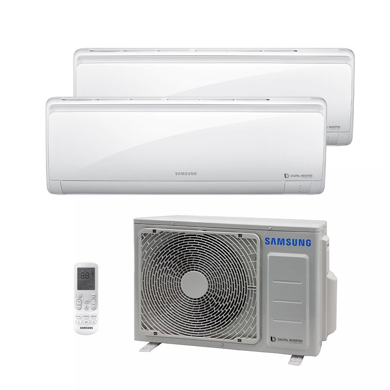 Ar-Condicionado Multi Bi Split Hw Inverter Samsung 2X9000 Btus Quente ...
