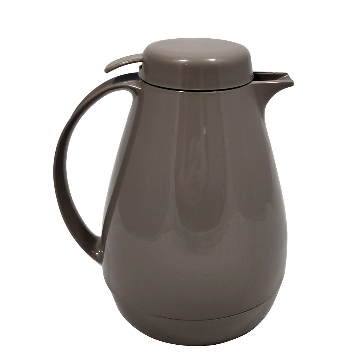 Bule Termico com Gatilho Coza Bule de Café Garrafa Térmica Cinza Quente