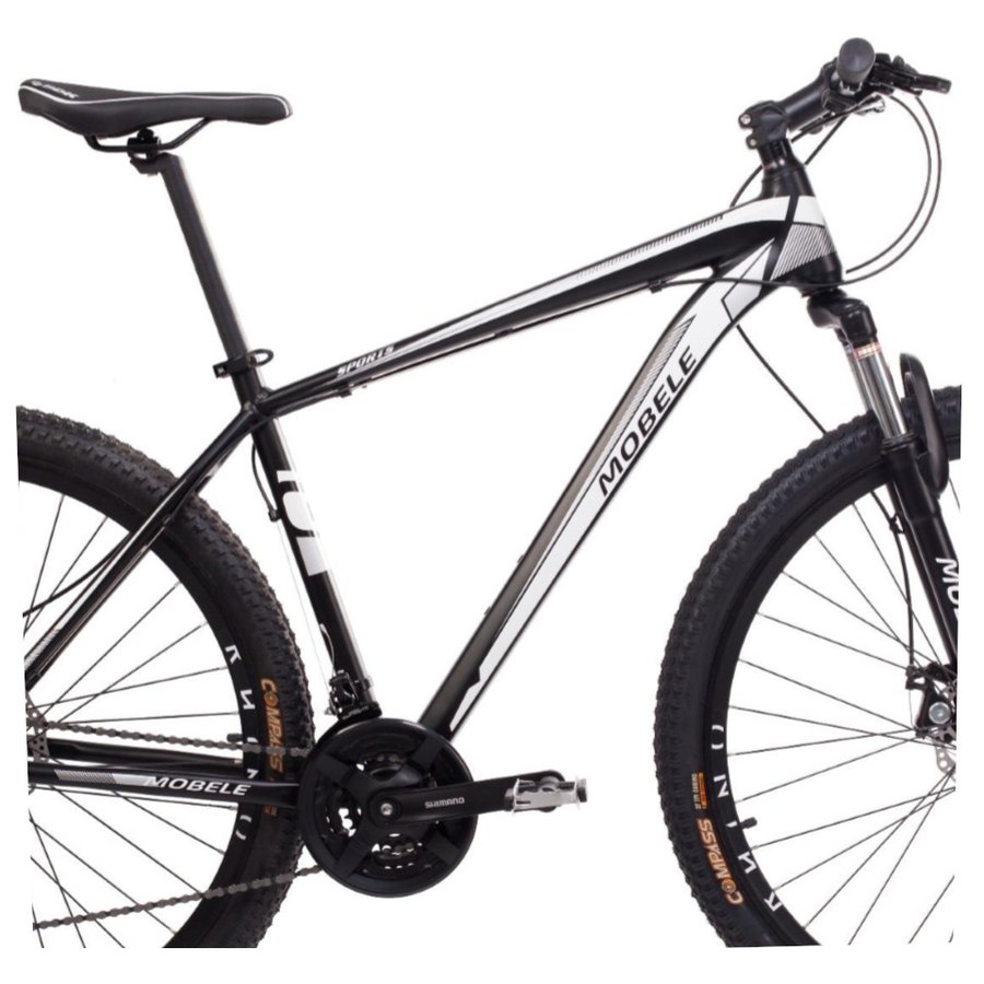 Bicicleta MTB Aro 29 21V Alumínio Quadro 19 Câmbio Shimano Rhino Branca ...