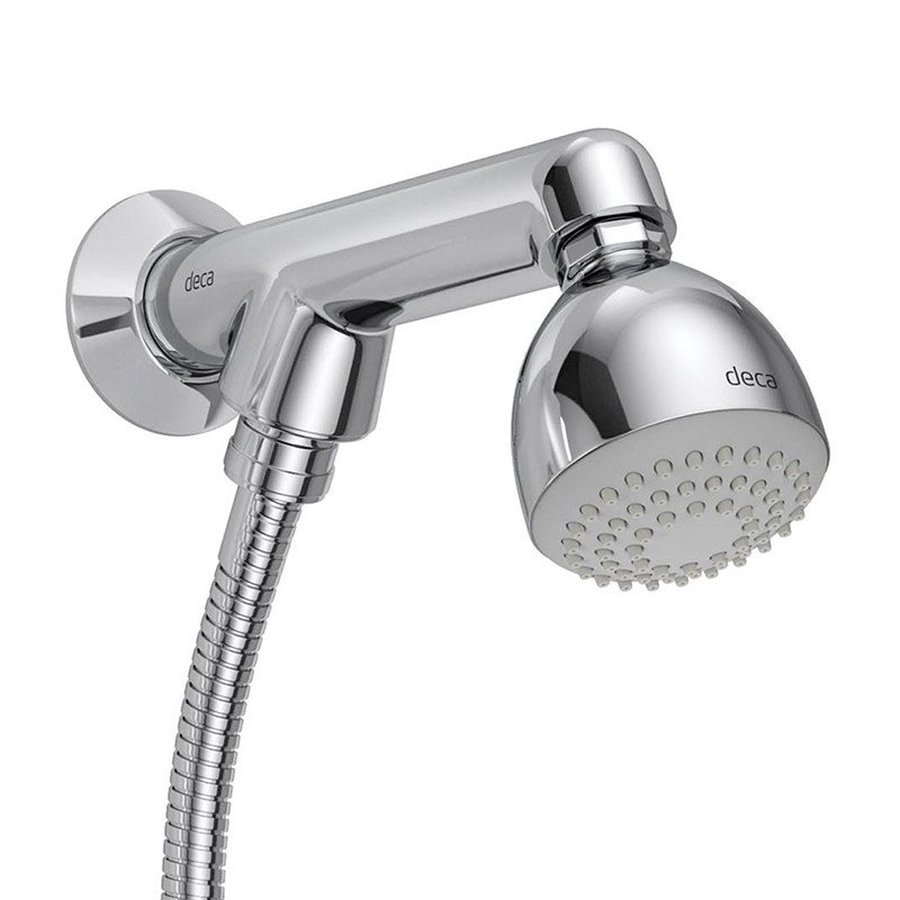 Chuveiro Deca Max 1975 C de Parede com Desviador Cromado