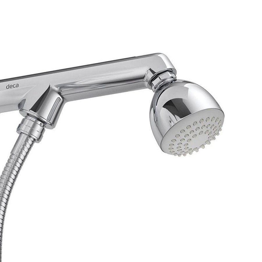 Chuveiro Deca Max 1975 C de Parede com Desviador Cromado