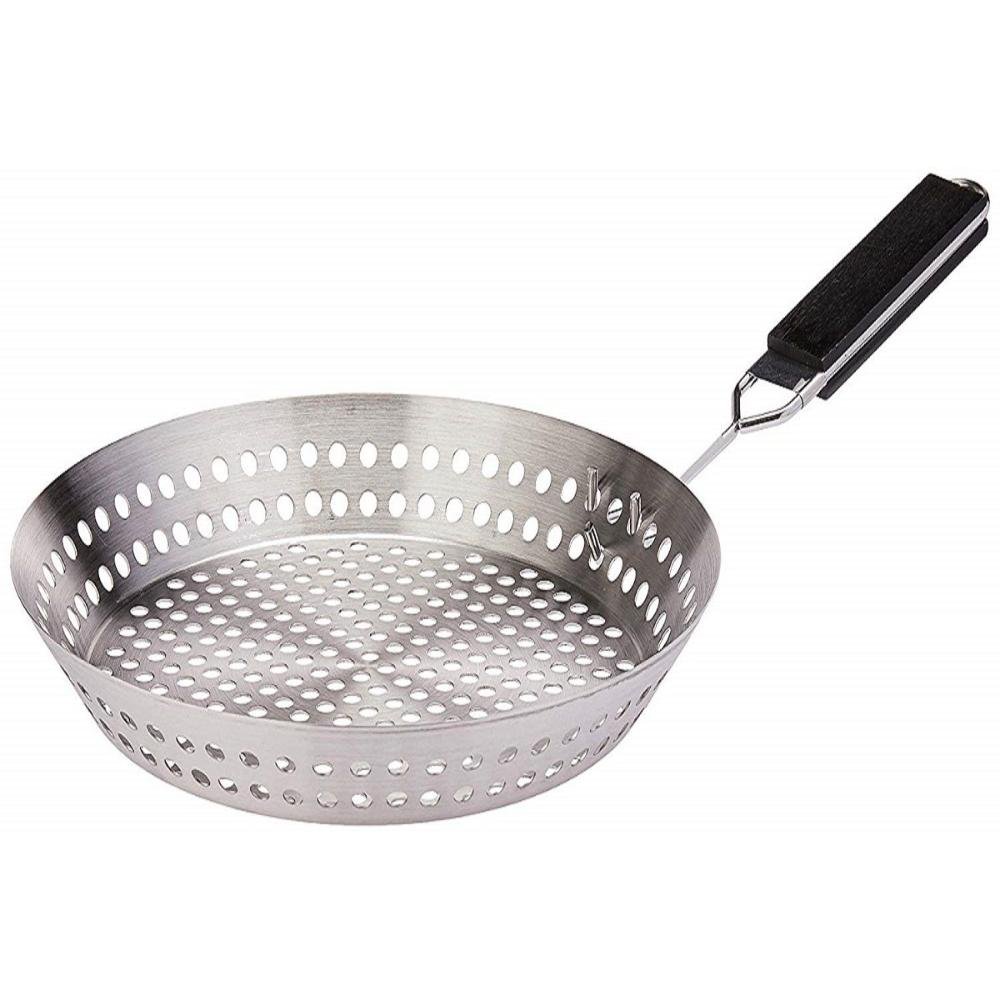 Panela p/ Grelhar em Churrasqueira Inox Cabo Removível PRANA