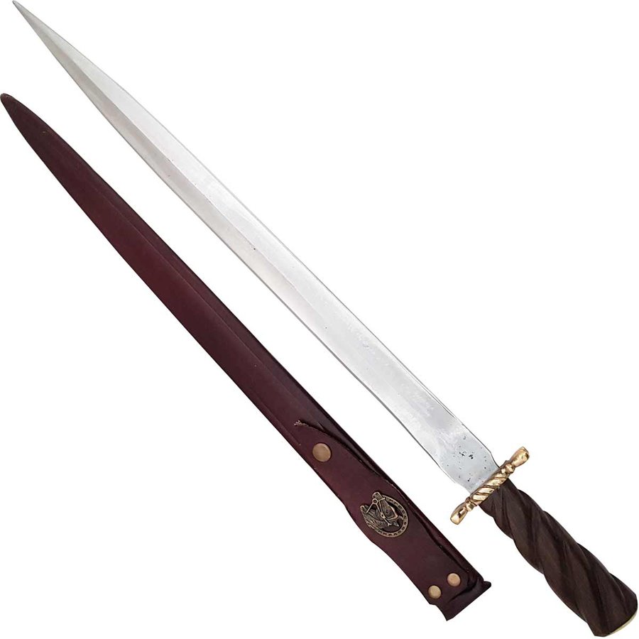 Adaga Gaúcha Modelo Antigo 19" em Aço Carbono 1070 Super Afiada Cabo ...