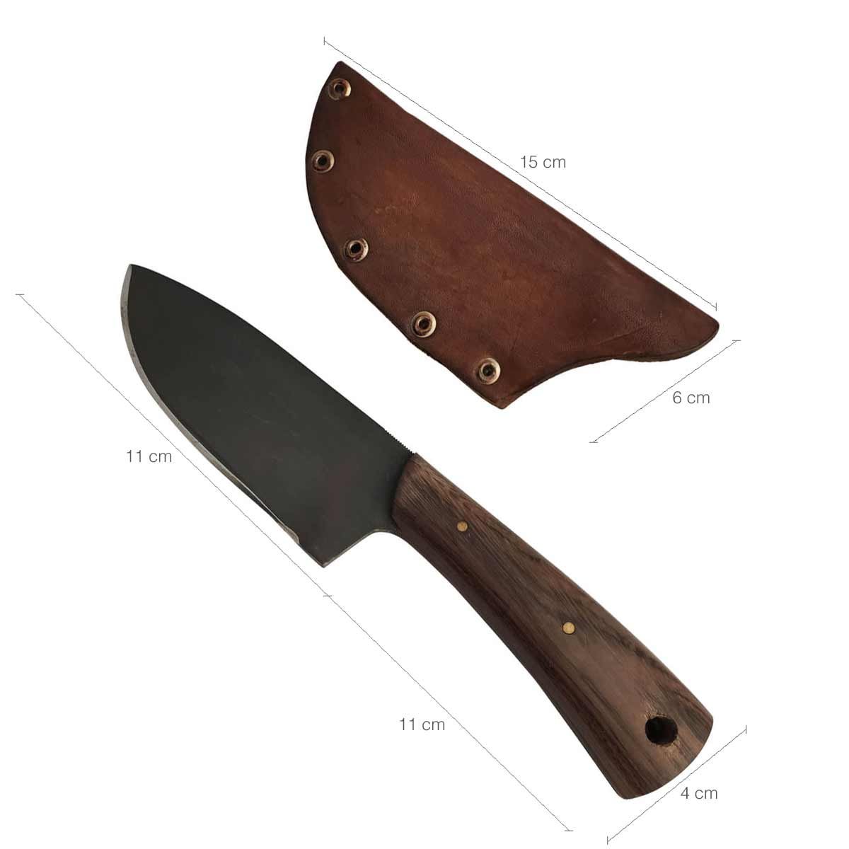 Faca Pequena 4 Oxidada Coreadeira Corear Tirar Couro Edc Monobloco ...