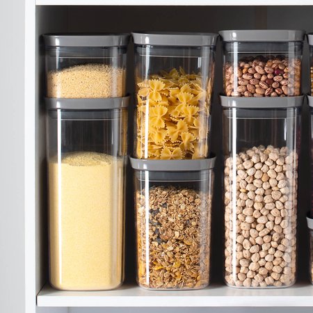 Kit De Potes Herméticos Conjunto De Potes 1L Para Alimentos Com Tampa ...