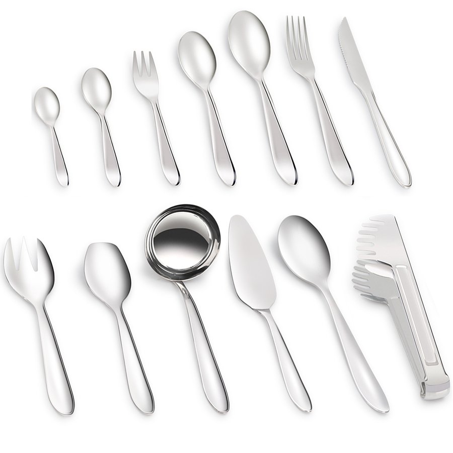 Faqueiro 90 Peças Conjunto de Talher Inox Faca Garfos Concha - Colombo