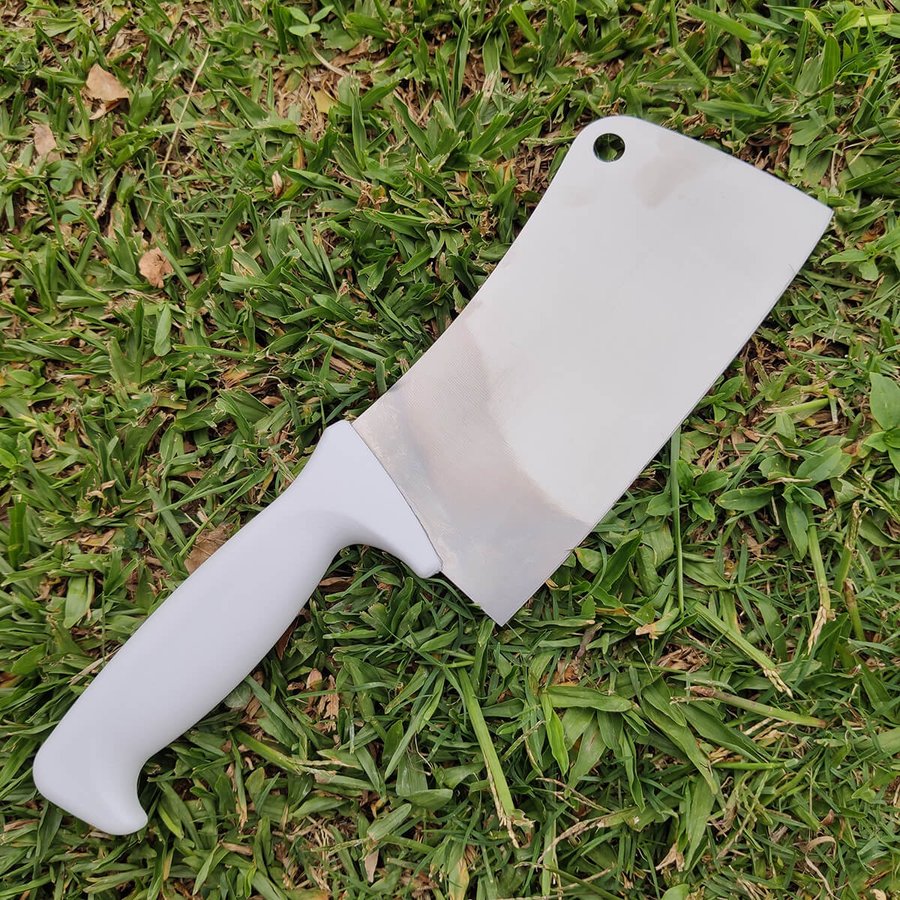 Cutelo Cozinha Faca Profissional Grande Churrasco Cortar Osso Brinox ...