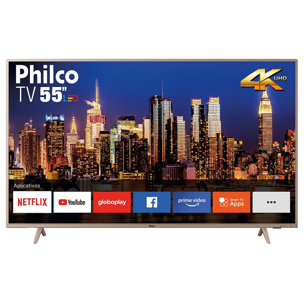 Smart TV Philco 55” PTV55F62SNC 4K LED - Netflix - Colombo