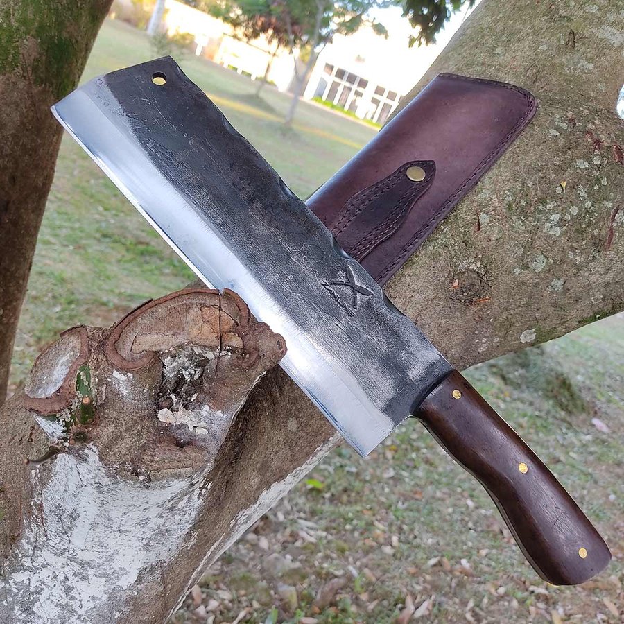 Faca Cutelo Artesanal Zanline Estilo Antigo Aço Carbono 1070 Lâmina ...