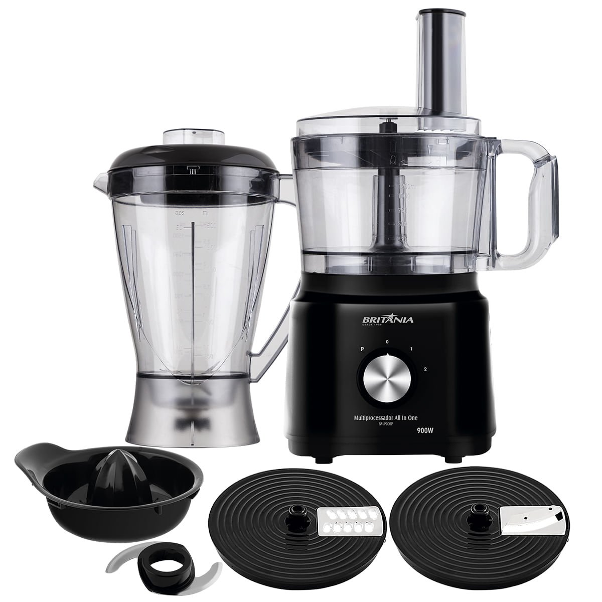 Multiprocessador Britânia All In One BMP900P Preto 900W