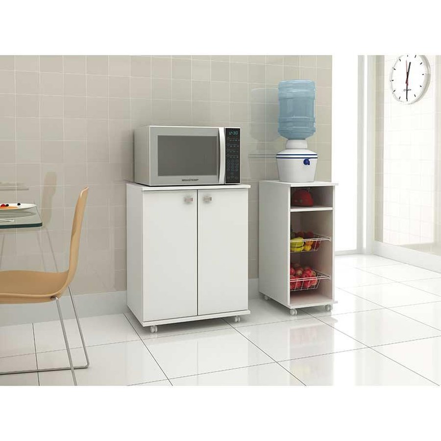 Balcão Multiuso com 2 Portas e 1 Prateleira BL3300 - Tecno Mobili - Branco