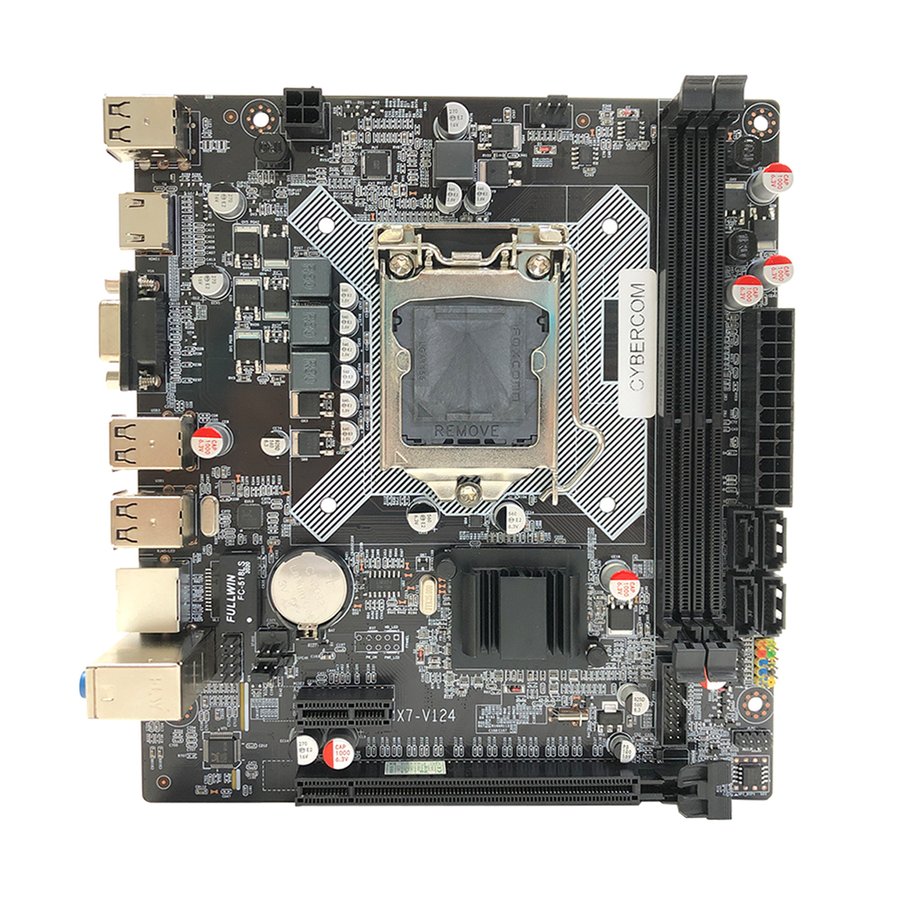 Placa Mãe Foxconn Cybercom CYB-H61 X7-V124 HDMI/VGA DDR3 Intel LGA1155 ...