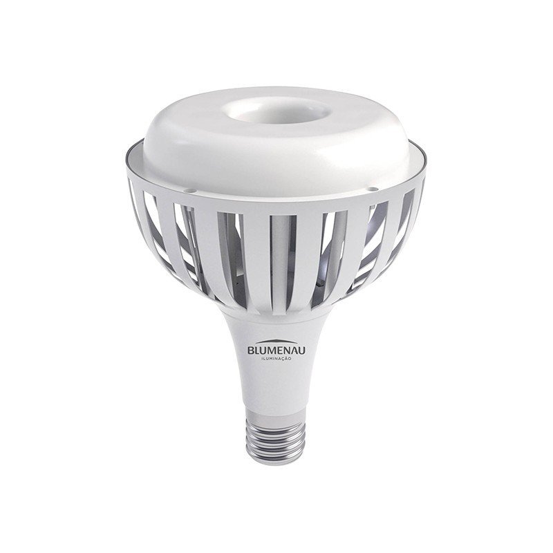 Lâmpada Led Industrial Blumenau 120W Bivolt E40 6500K Luz Branca