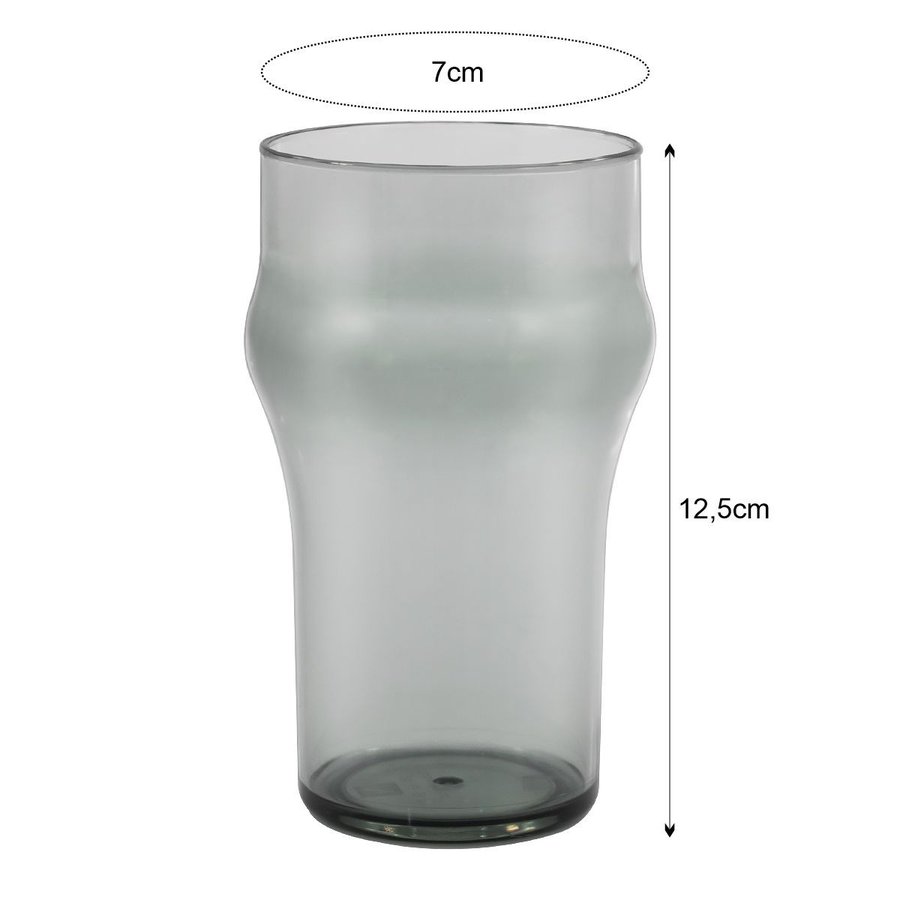 Copo de Cerveja Pint Inglês 340ml em Acrílico 6 Peças