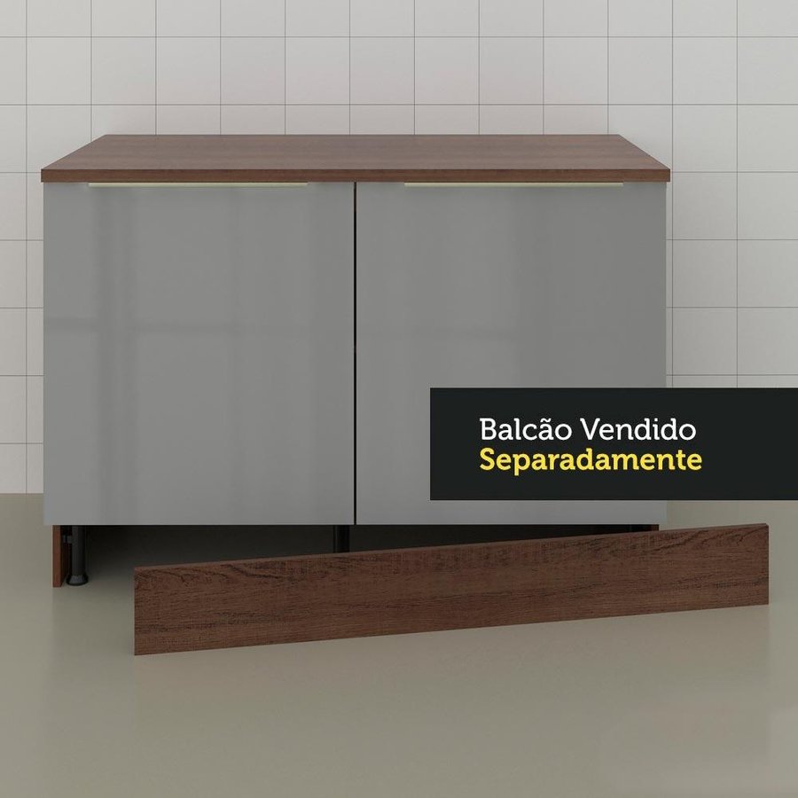 Rodapé para Cozinhas Madesa Glamy, Lux e Stella - Rustic