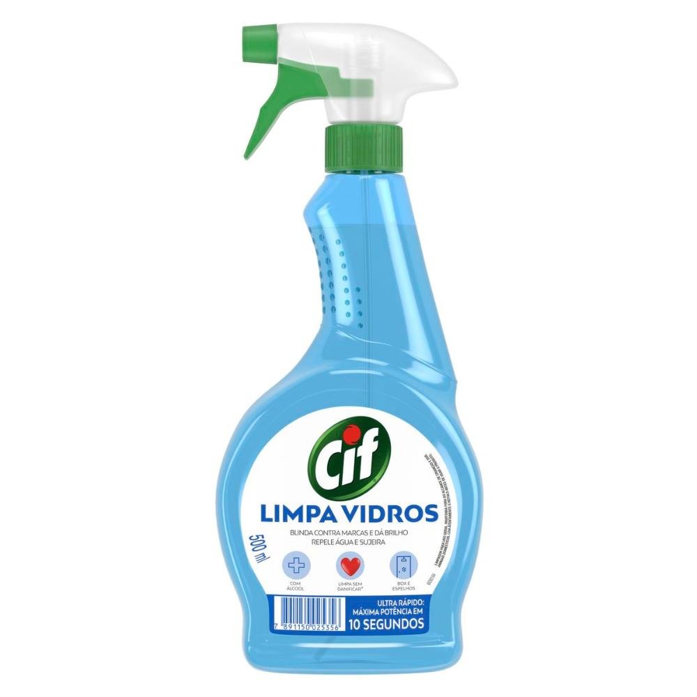 Limpa-Vidro Líquido Cif Ultra Rápido 500ml