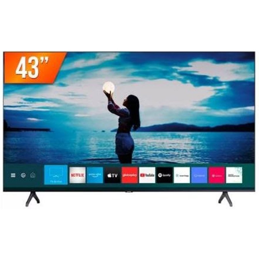 Smart Tv Samsung 43 Polegadas 4K UHD Crystal UN43TU7020GXZD