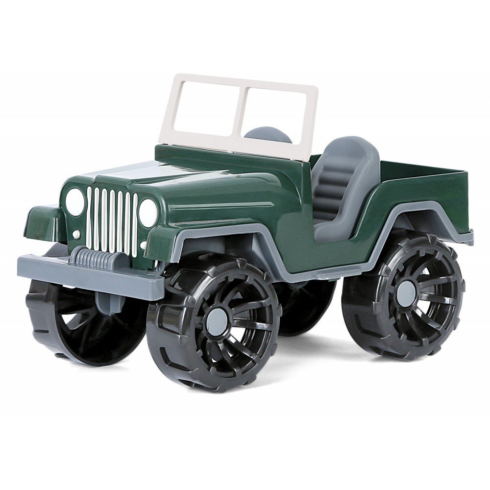 Jipe do Exército de Brinquedo - Poliplac - Verde