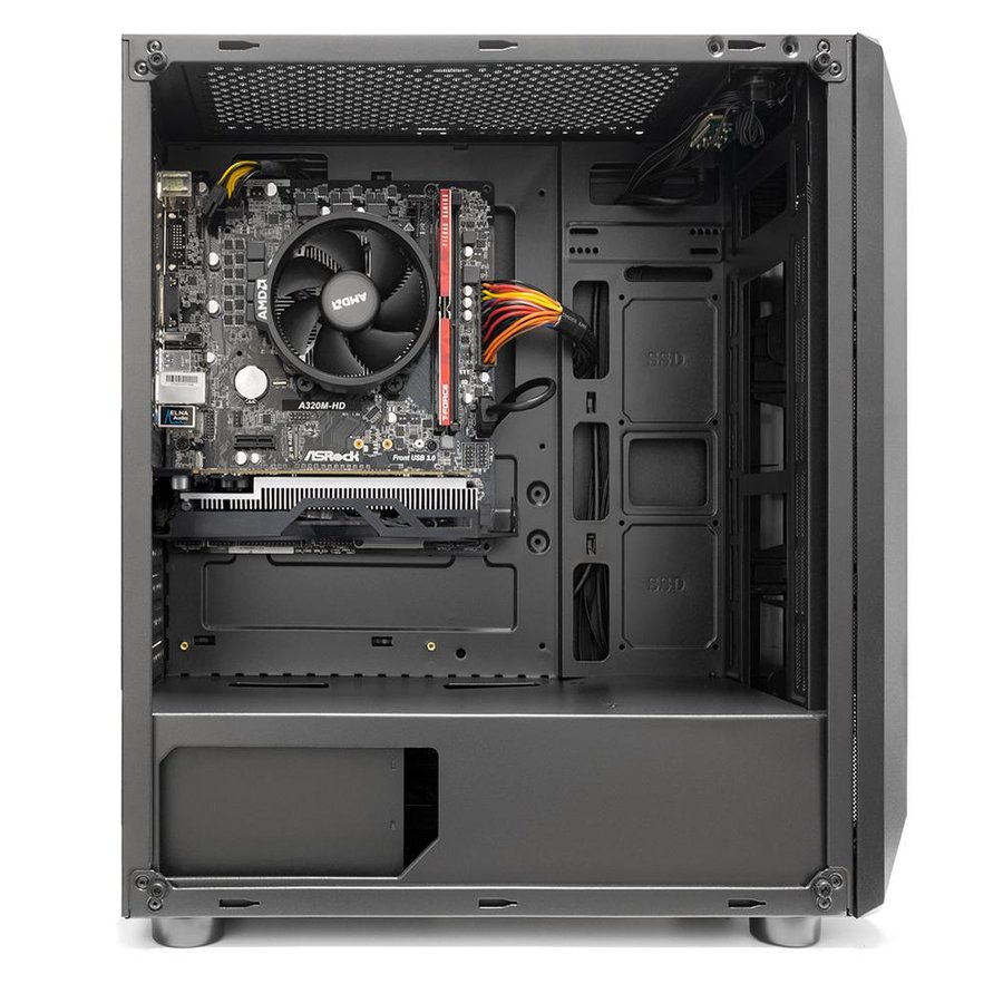 PC Gamer Mancer, Intel I3 10100F, H410M, GTX 1650 4GB, 16GB DDR4, SSD 120GB