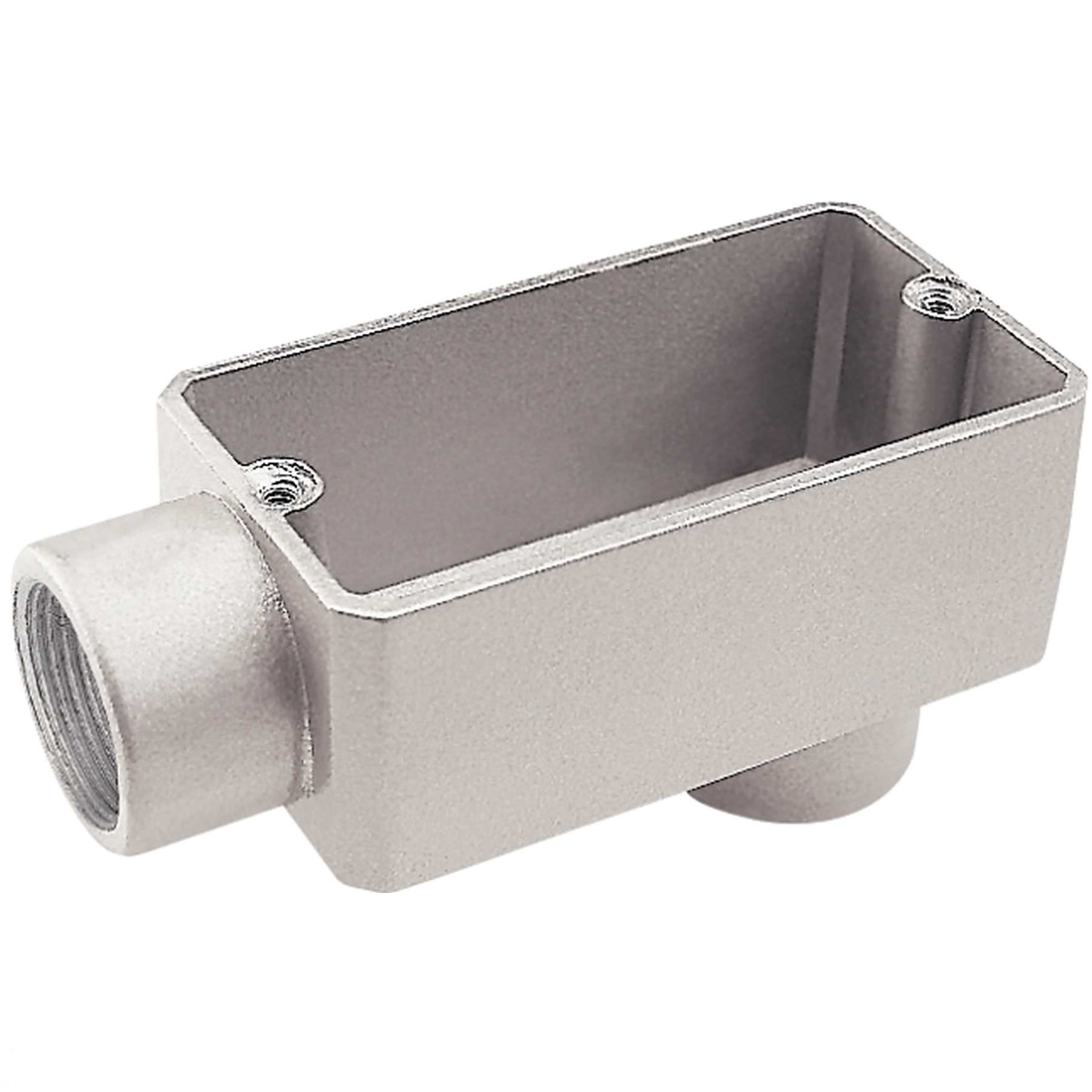 Condulete fixo 2" tipo "LB" - com tampa / rosca BSP / sem pintura