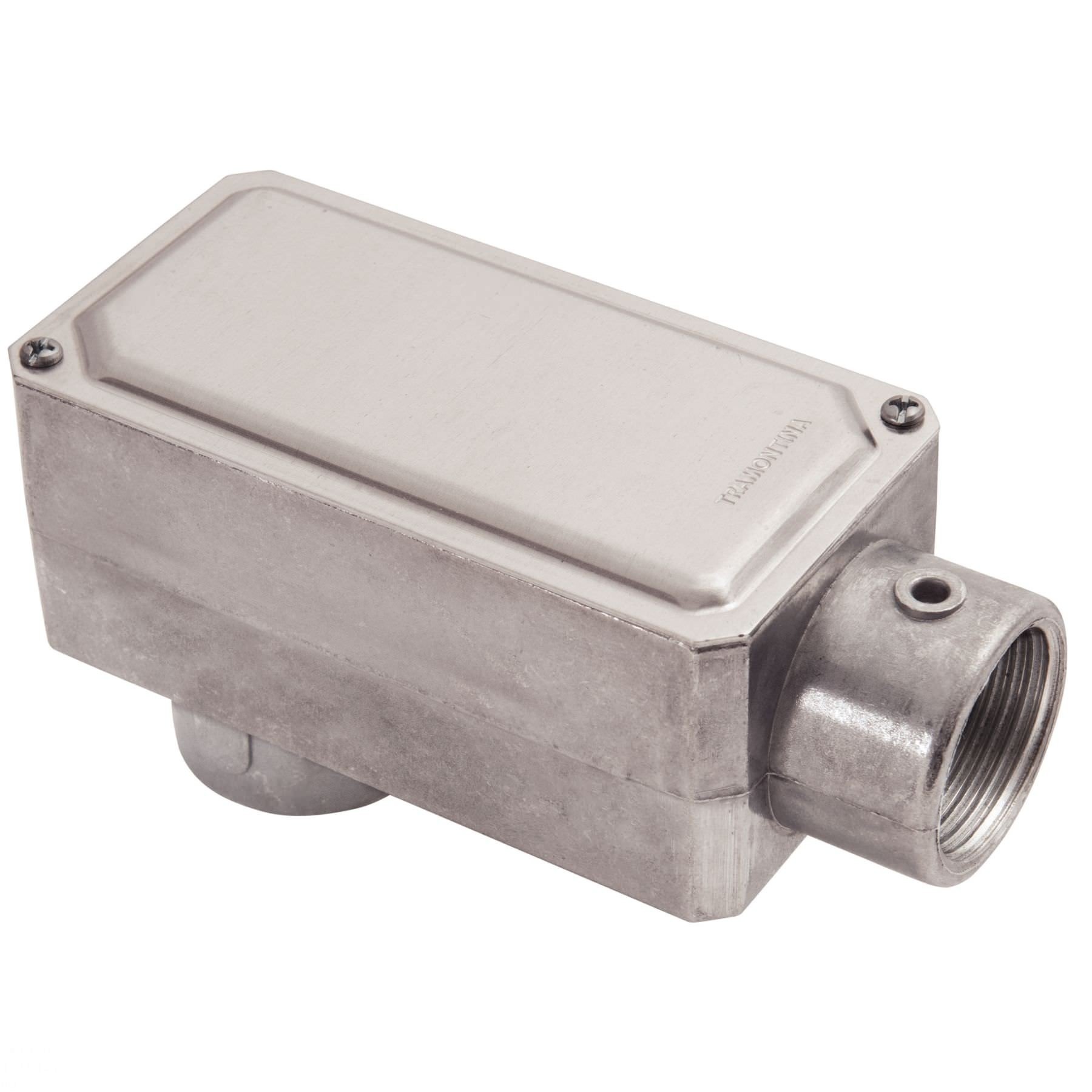 Condulete fixo 1" tipo "LB" - com tampa / rosca BSP / sem pintura