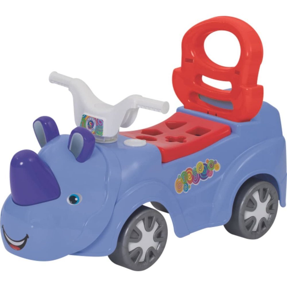 Carrinho de Passeio Infantil Rino Baby Car - Menino - Mercotoys