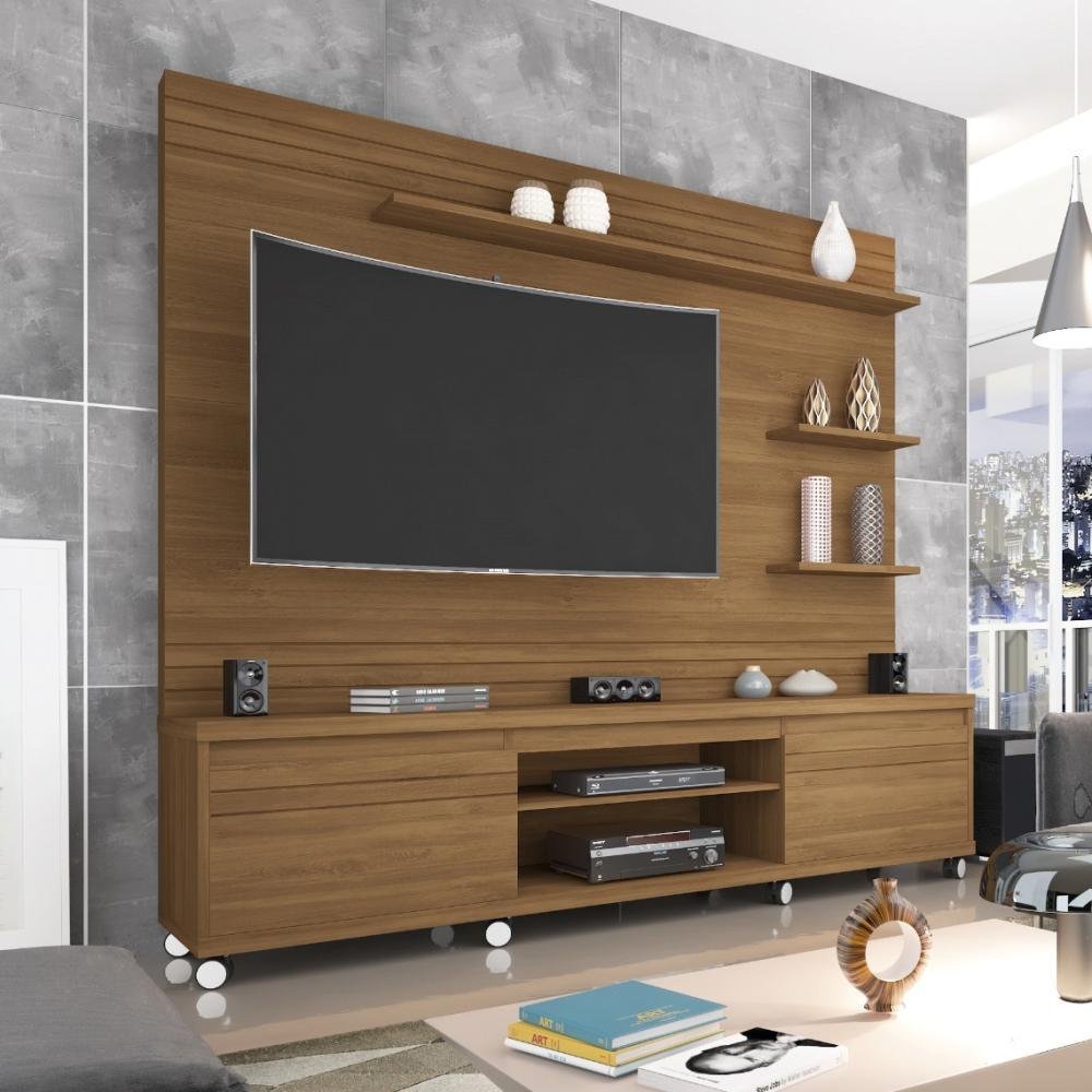 Home Theater Cedro para TV até 70 Polegadas - Freijó - Germai