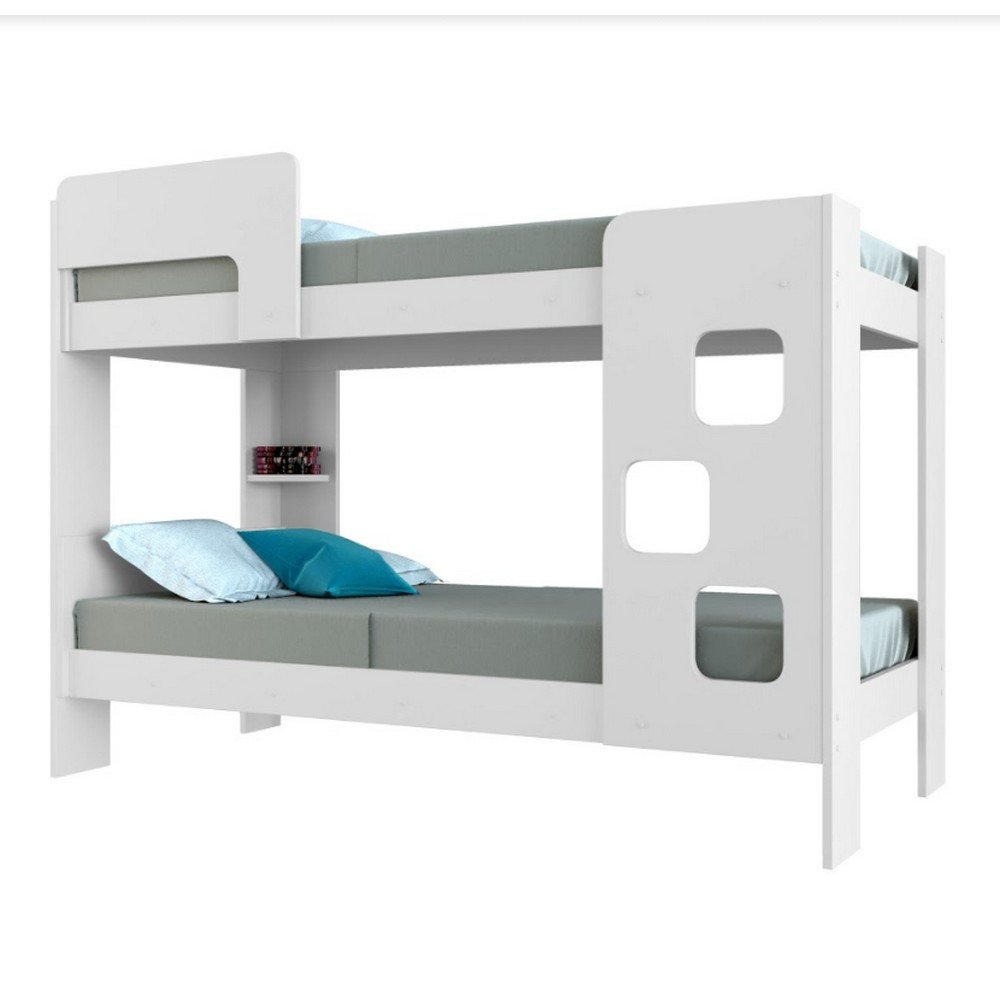 Beliche Vegas com Escada Lateral Tigus Baby - Branco