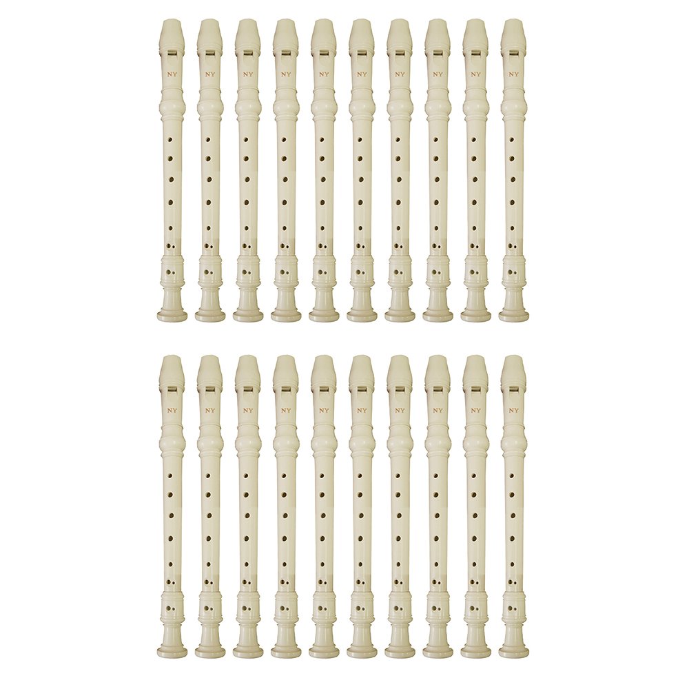 Kit 20 Flautas Doce Germânica FL 20G New York