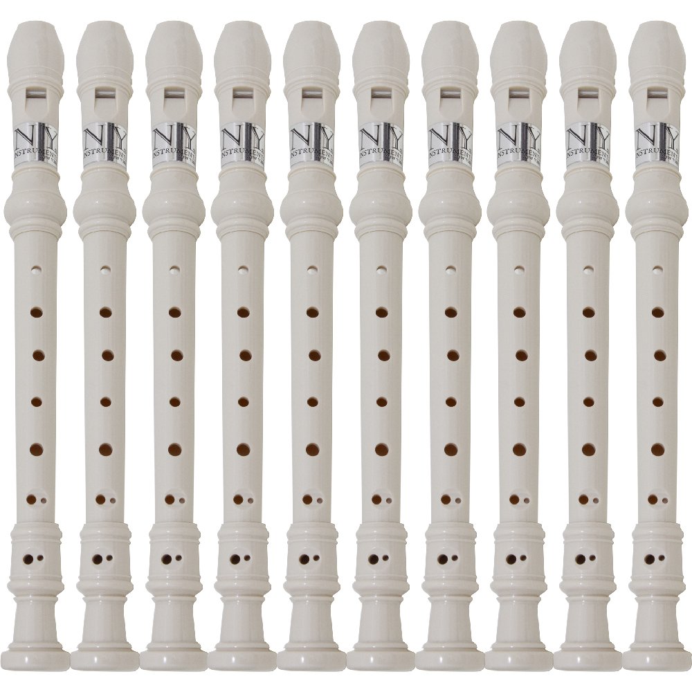 Kit 50 Flautas Doce Barroca FL 20B New York