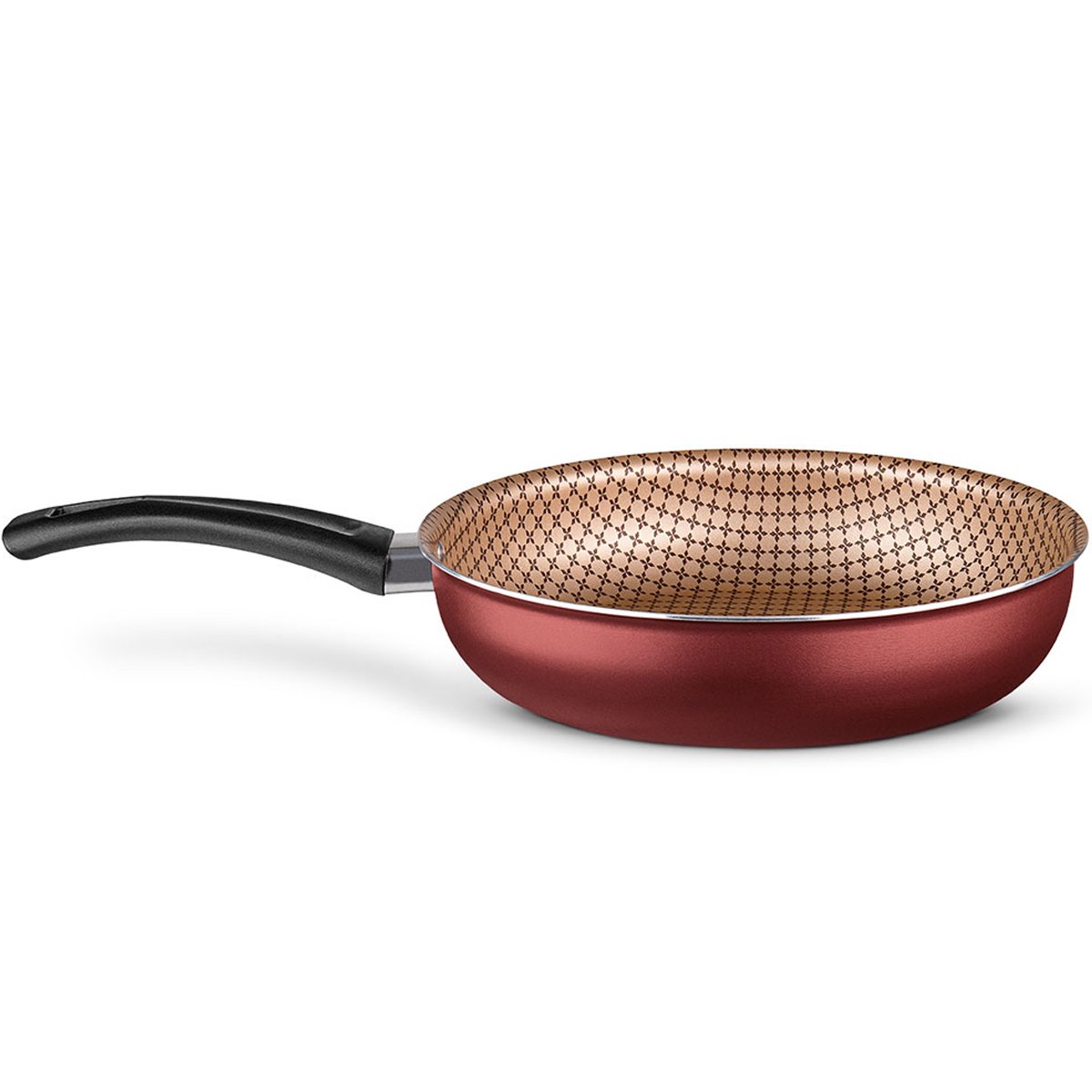 Frigideira Alta 2,5L em Alumínio Antiaderente Wok 24cm Superflon Ultra ...