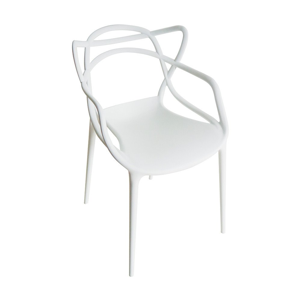 Cadeira Aviv Estrutura em Polipropileno Fratini - Branco