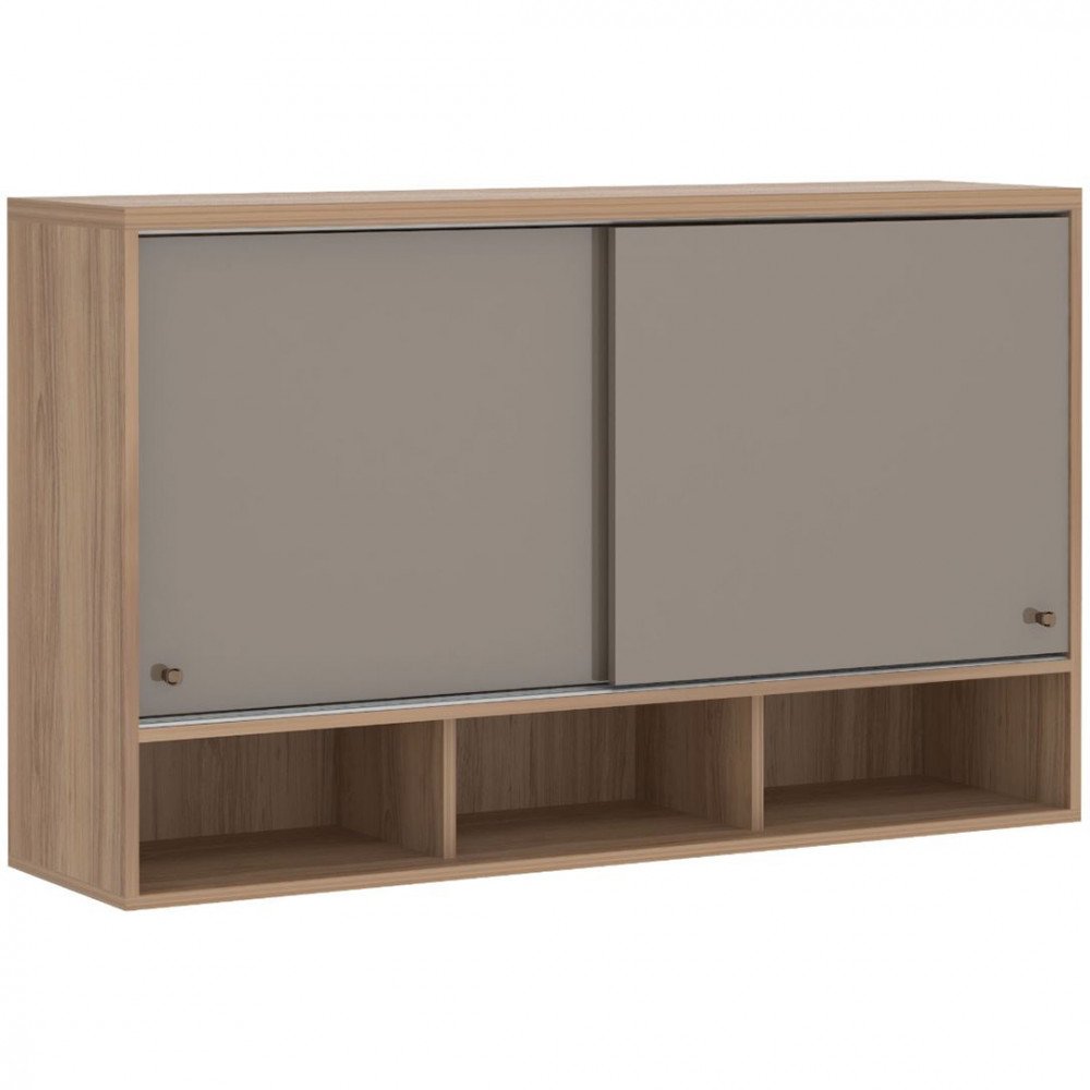 Armário de Cozinha 2 Portas de Correr 1,20m Yara Luciane Cozinhas ...