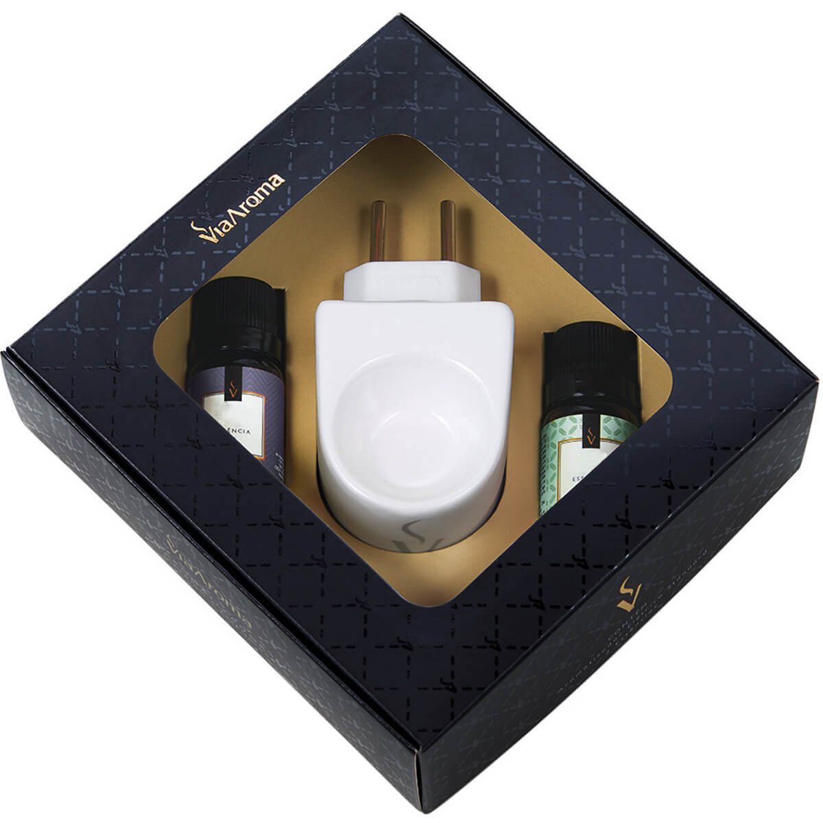 Kit Presente Aromatizador Elétrico De Ambiente E Essências