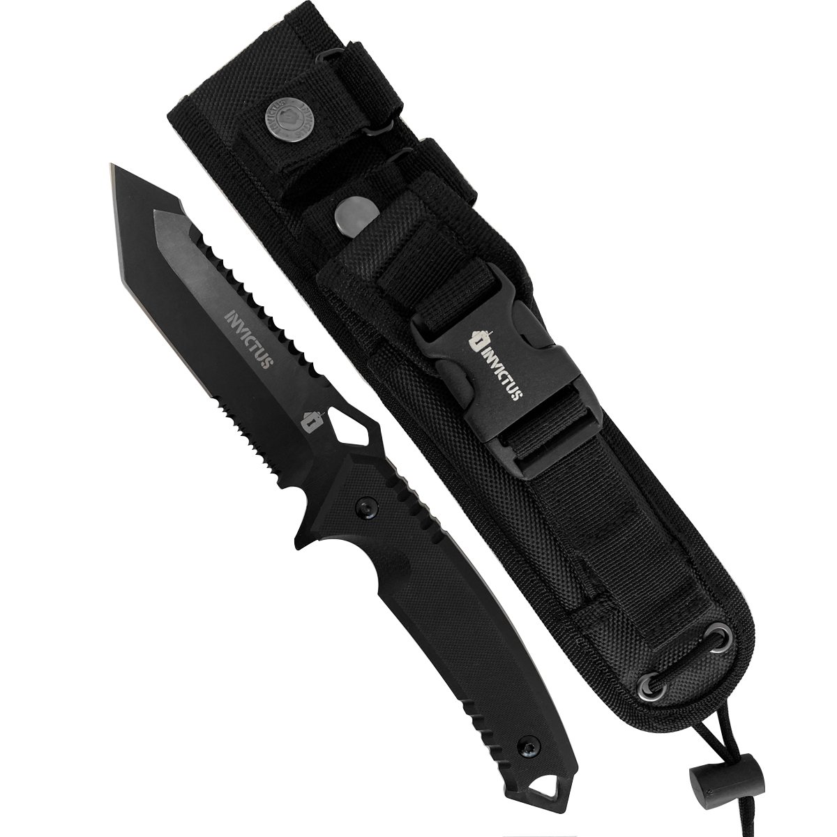 Faca Tática Bold Invictus Full Tang Aço Inox 420 Cabo De Fibra De Vidro ...