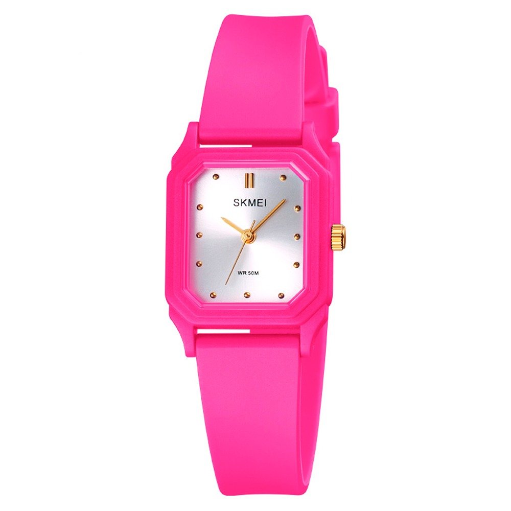 Relógio Rosa Feminino Skmei Analógico 1651