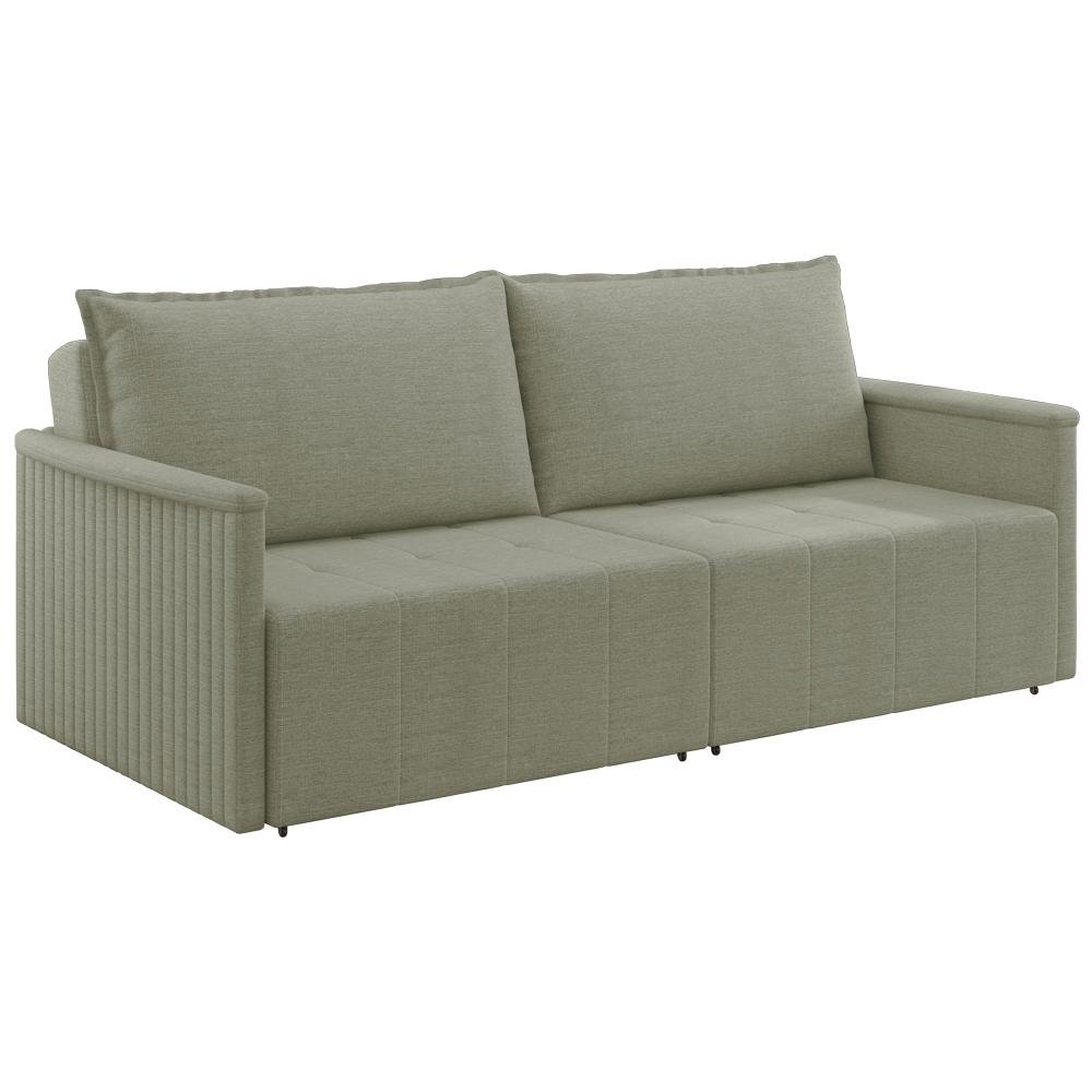 Sofa Retratil 3 Lugares 188 cm Azera Linho TCE 1026 Moll