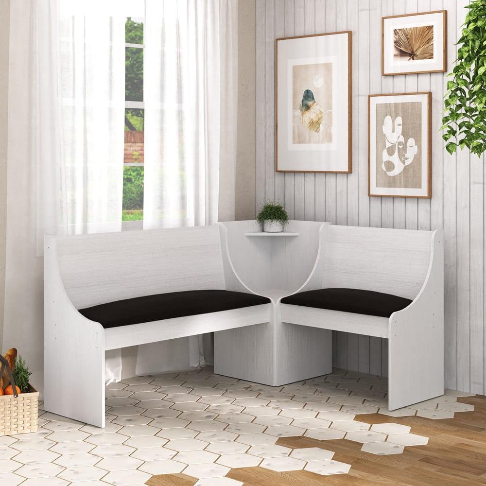 Canto Alemão sem Mesa HCL Branco