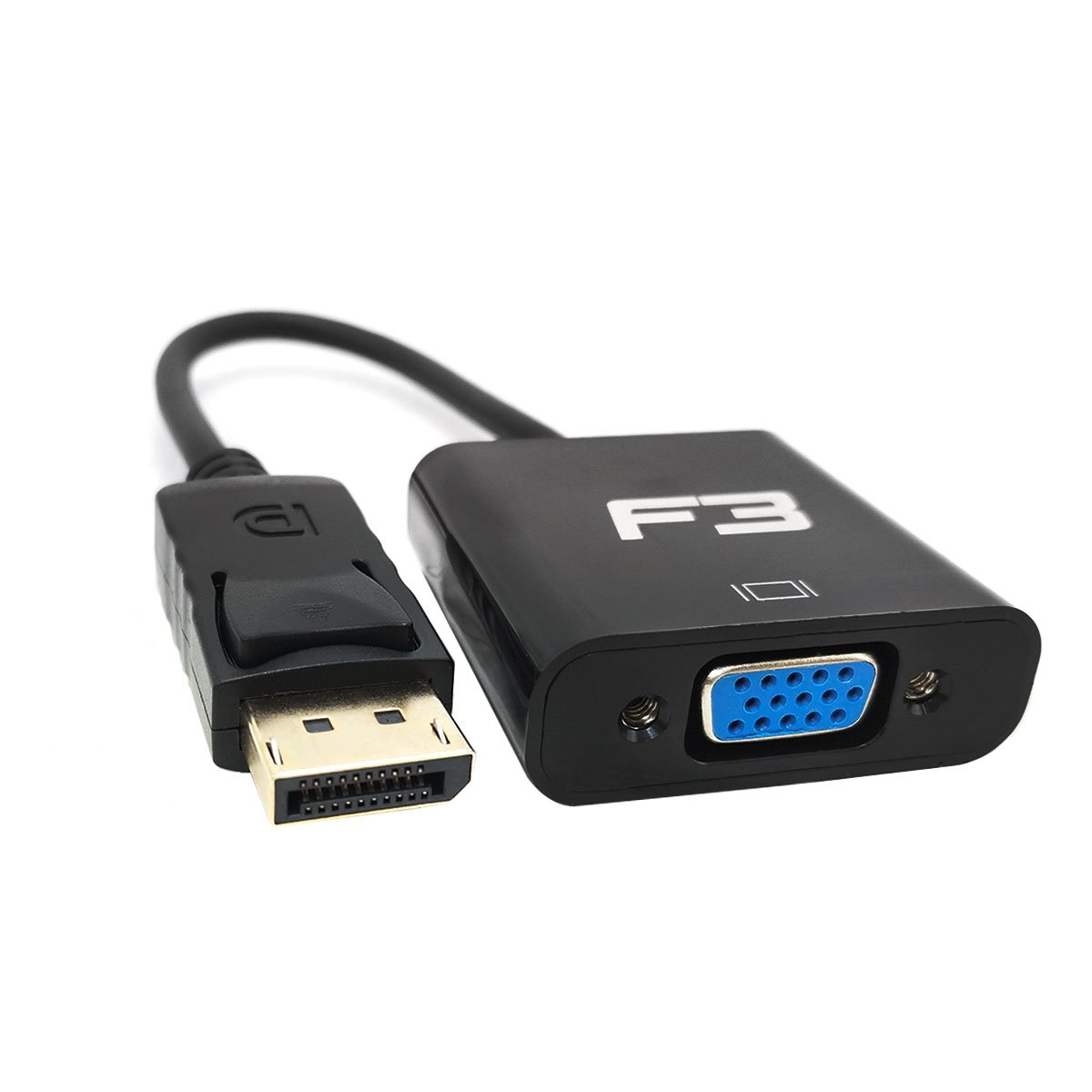 Cabo Adaptador Conversor DisplayPort Para VGA F3 CB-DVGA - 621