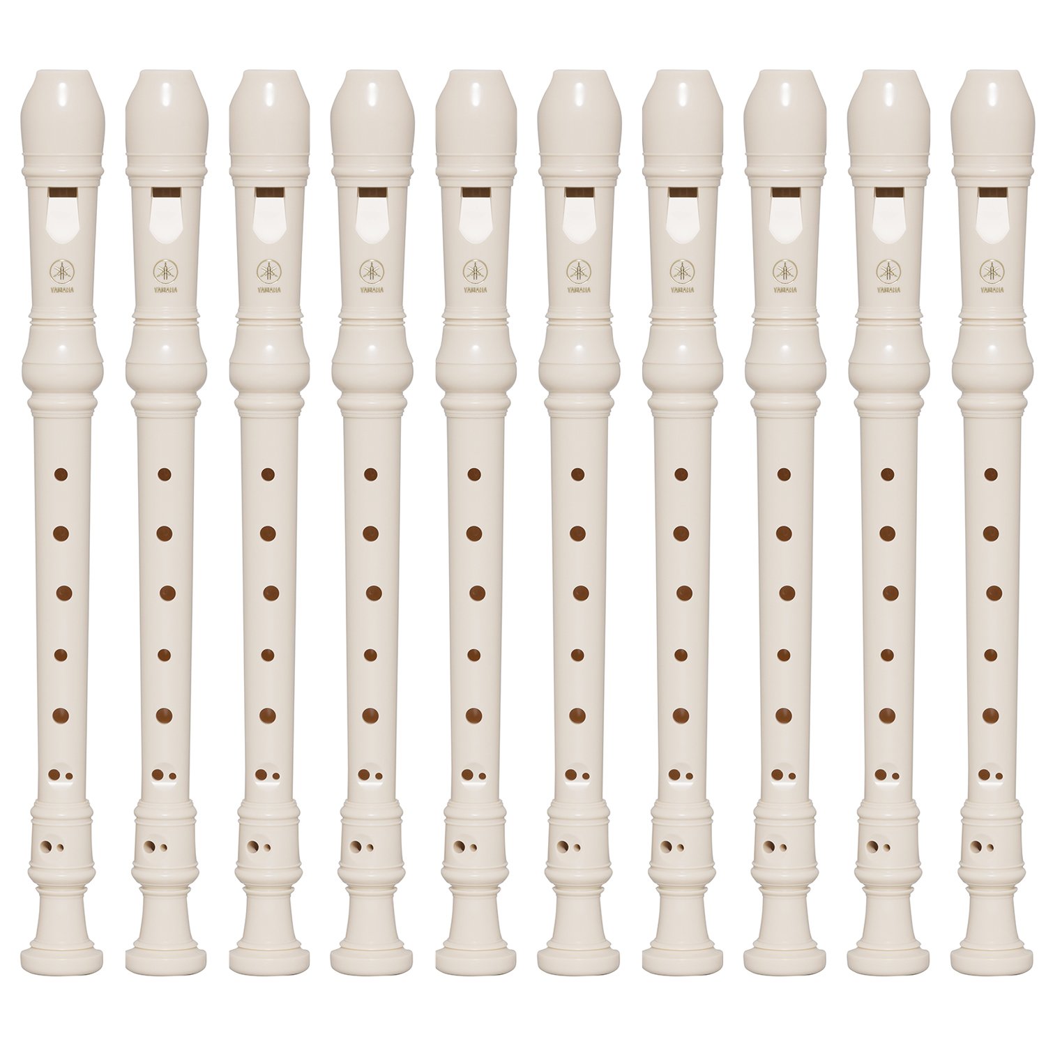 Kit 20 Flautas Doce Soprano Barroca Em C YRS-24B Yamaha