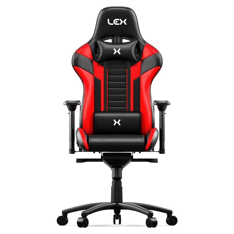 Cadeira Gamer Olympians Poseidon Preta e Vermelha