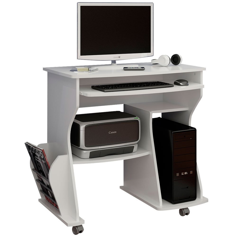 Mesa para Computador Artely 160 com Rodízios | Lojas Colombo