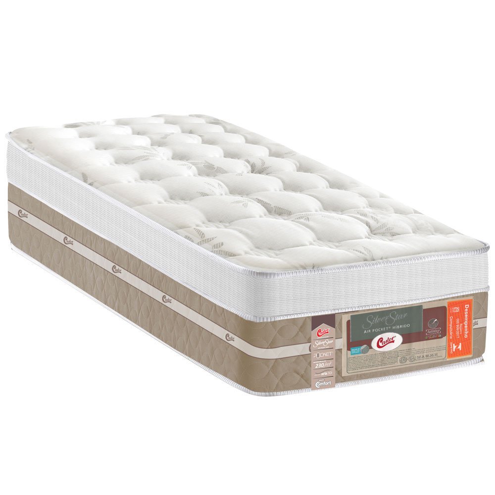 Colchão Solteiro Castor Silver Star Air 88x188 | Colombo