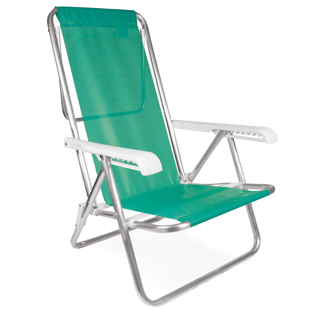 Cadeira de Praia Alta Reclinável Mor 8 Posições - 2271 | Lojas Colombo