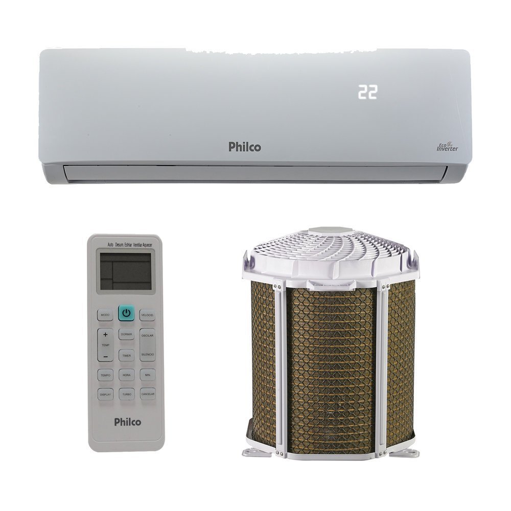 Ar-Condicionado Split Philco Inverter 9.000 BTUS, Quente e Frio ...